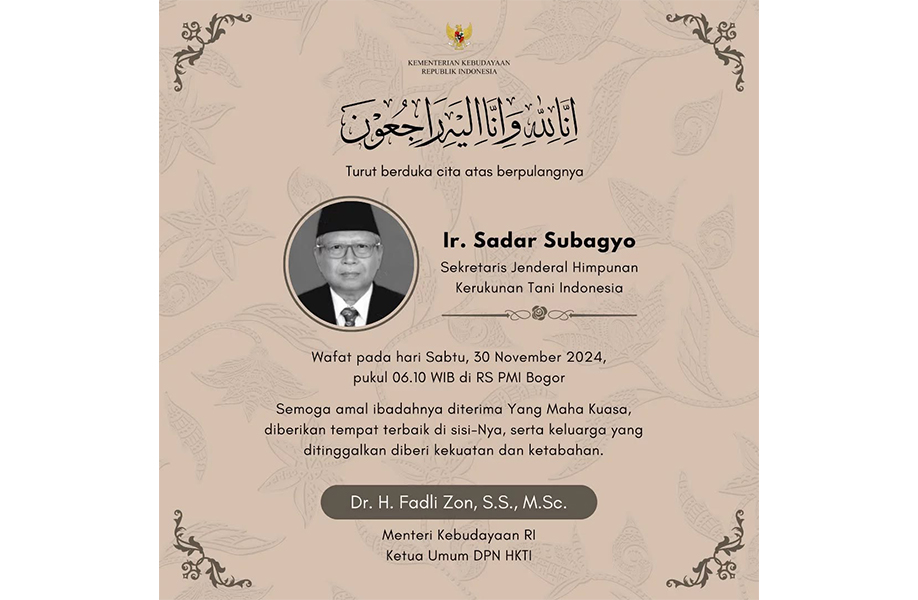 Fadli Zon sampaikan belasungkawa atas meninggalnya Sekjen HKTI | fadli ...