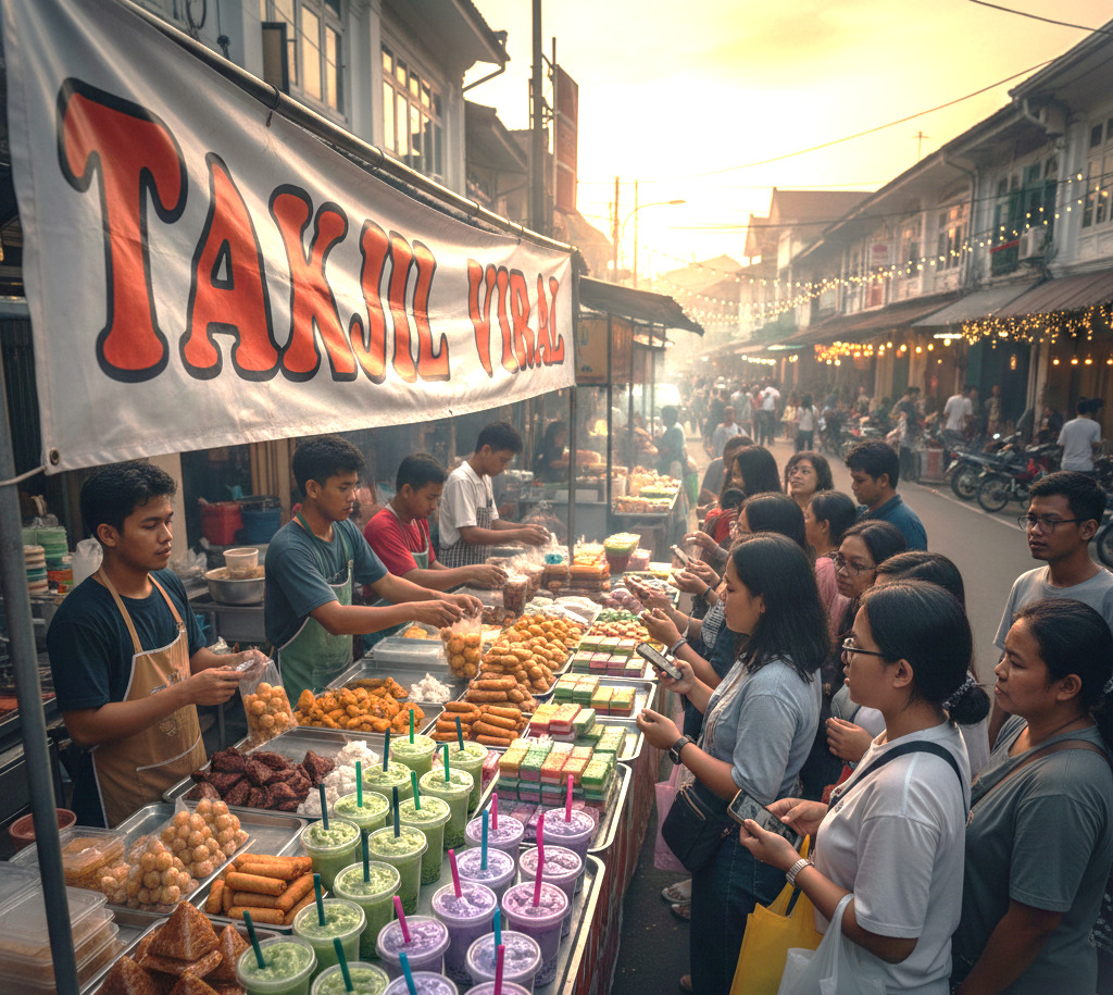Takjil kekinian yang viral saat Ramadan 2026